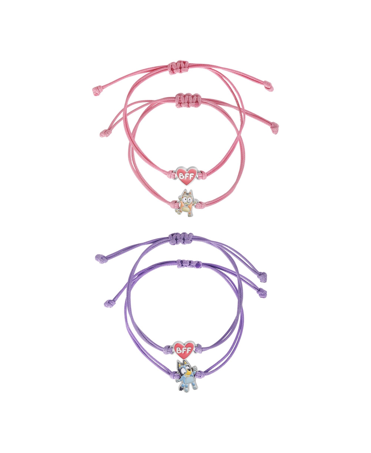 Click here for Bluey Adjustable Friendship Bracelet Set  Heart Ch... prices