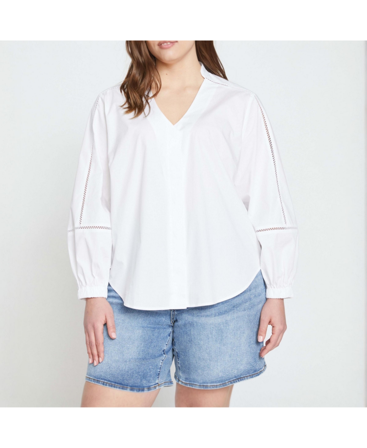 Click here for Universal Standard Plus Size Saint-Honore Poplin B... prices