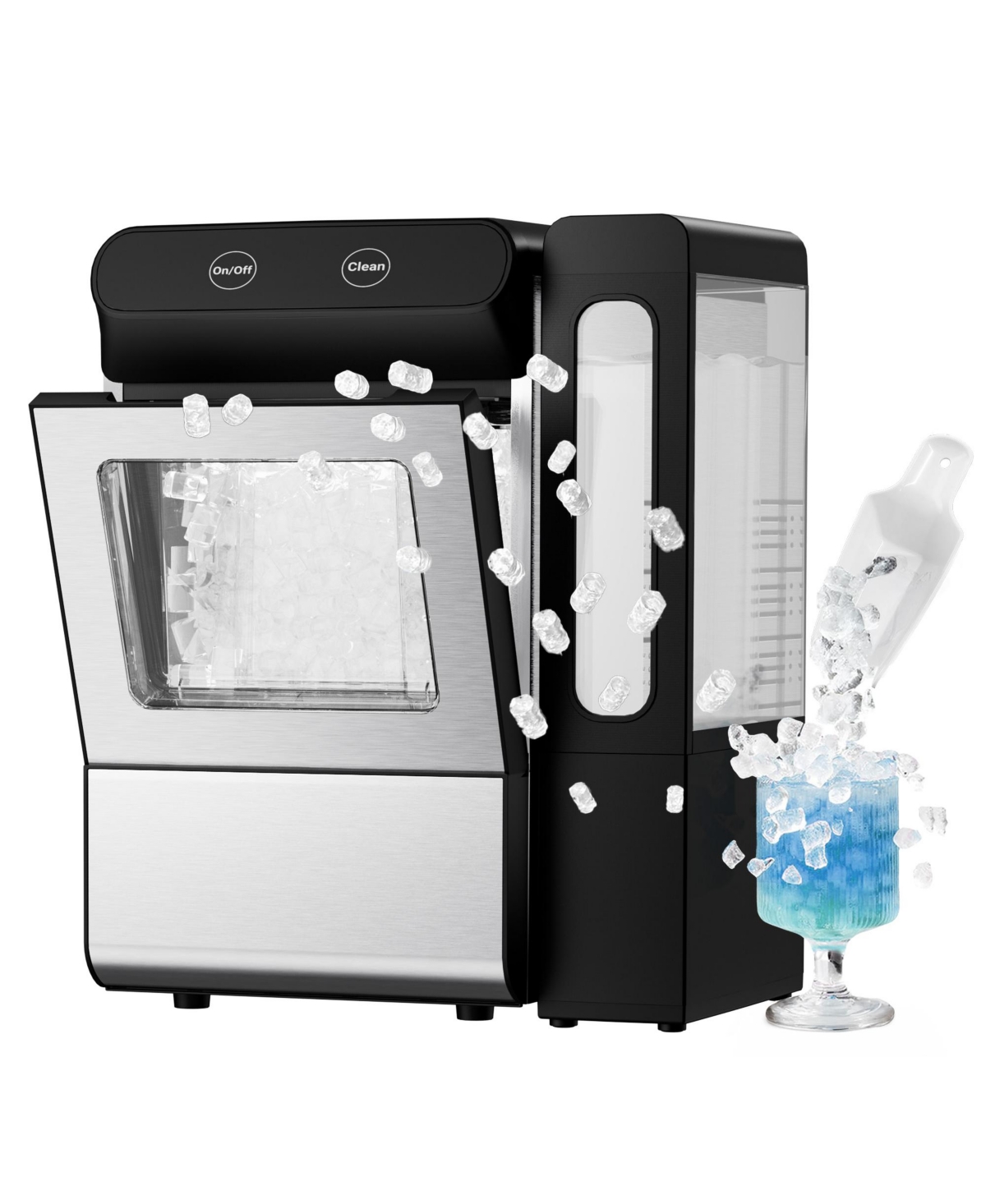 Click here for Euhomy 26.5lbs/24H Countertop Nugget ice Maker in... prices