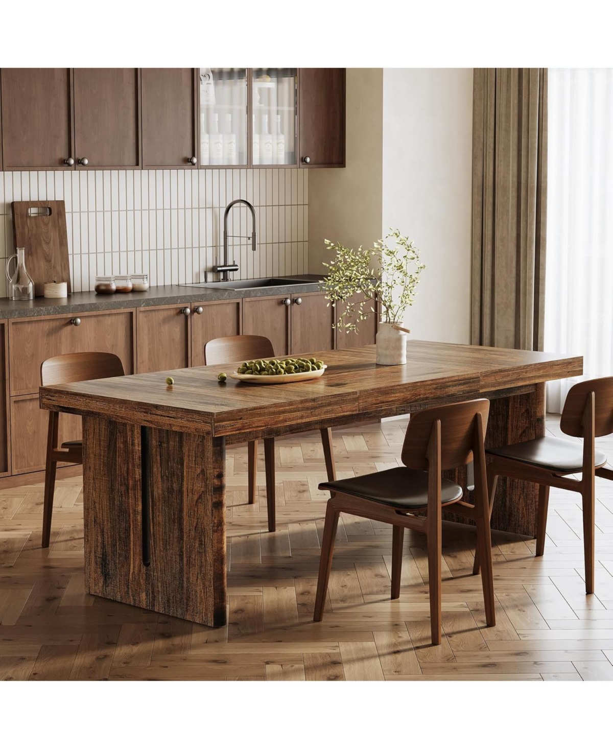 Click here for Tribesigns 70.8-Inch Large Dining Table for 6-8  F... prices