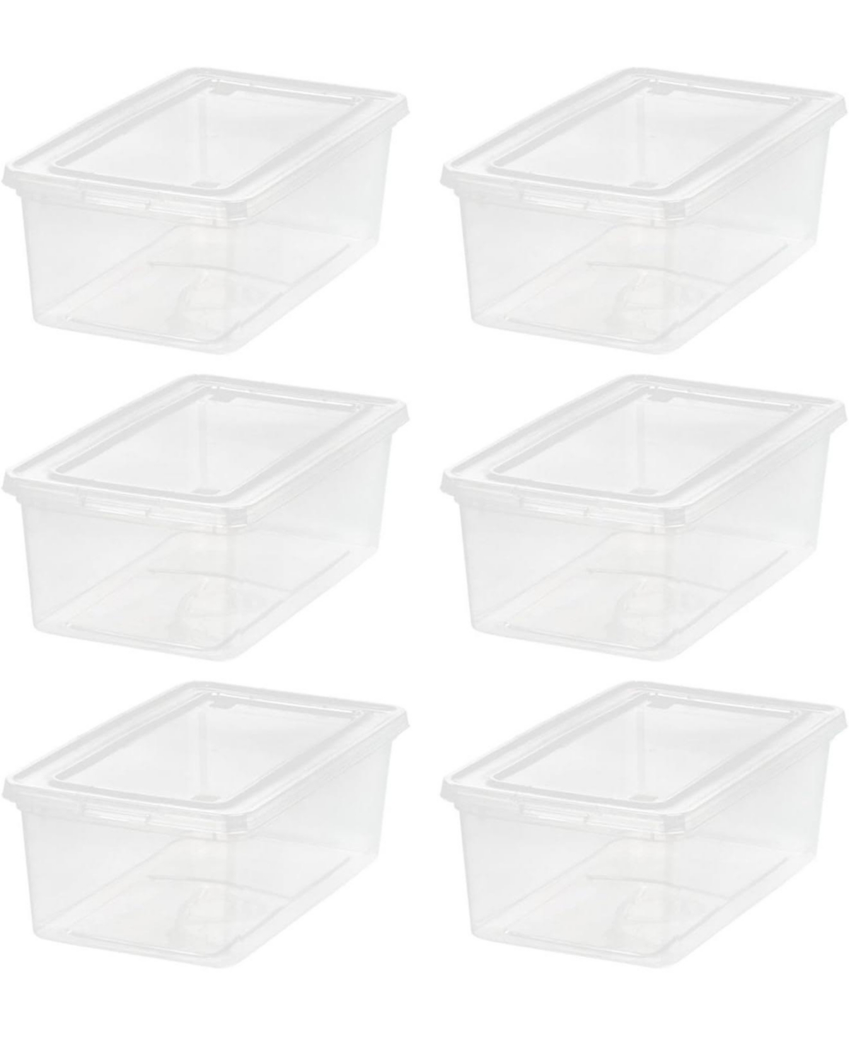 Click here for Iris Usa 6 Qt Stackable Plastic Storage Bins with... prices