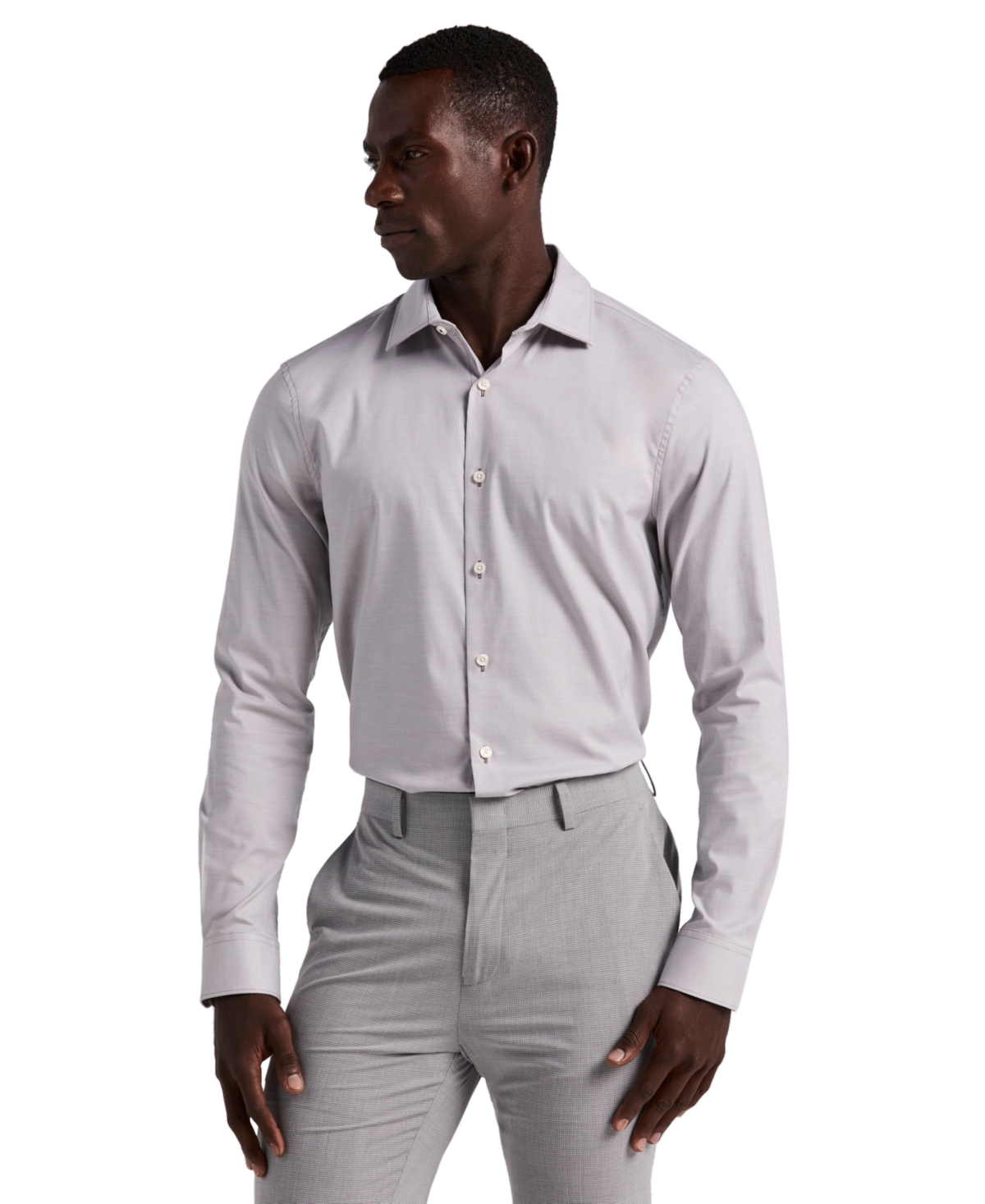 Click here for Perry Ellis Mens Slim Fit Long Sleeve Button-Front... prices