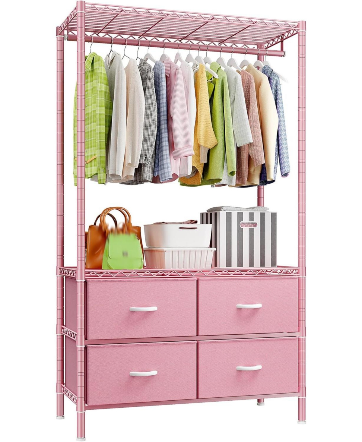 Click here for Raybee Heavy Duty Clothing Rack with Drawers and S... prices