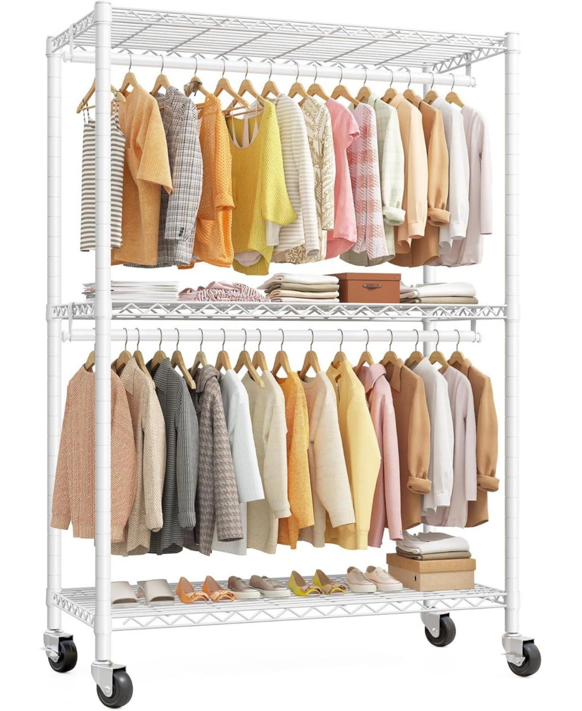 Click here for Raybee Rolling Clothes Rack  Clothing Racks for Ha... prices
