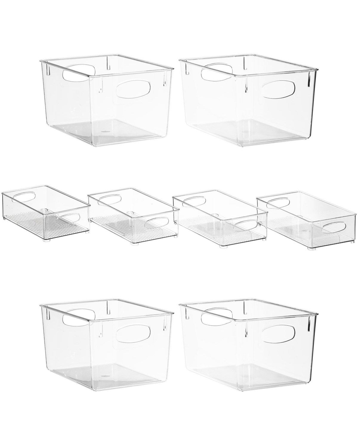 Click here for Sorbus 8 Piece Clear Plastic Storage Bins - for Ki... prices
