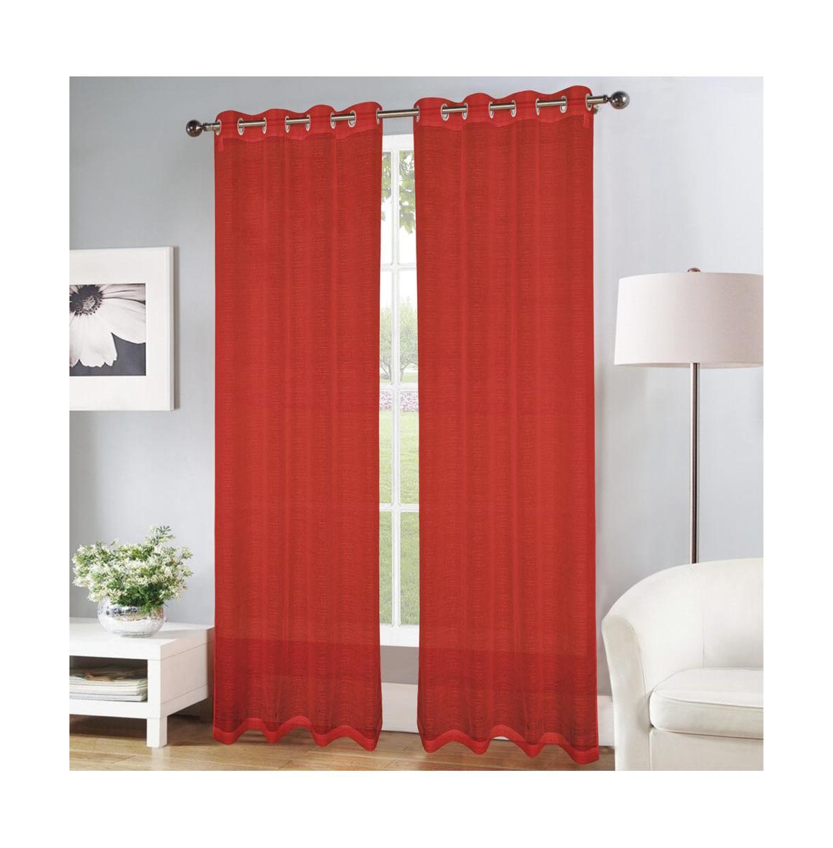 Click here for Olivia Gray Erica Doily Stripe Grommet Panel Pair... prices