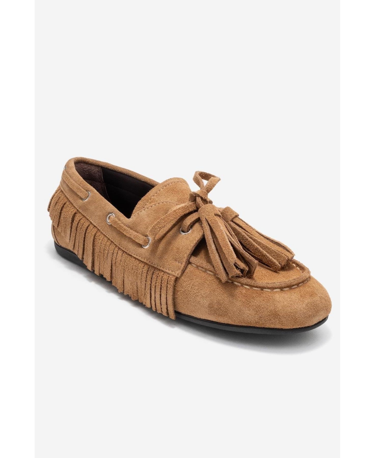 Click here for Forever & Always Shoes Fenora Leather Tassel Loafe... prices