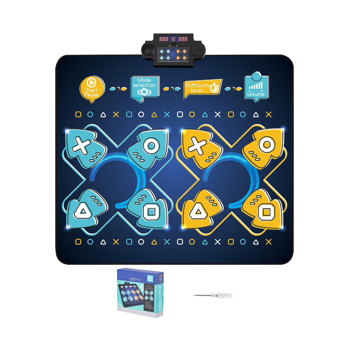 Click here for Slickblue Dance Mat for Kids Dance Pad Toys Two Pl... prices