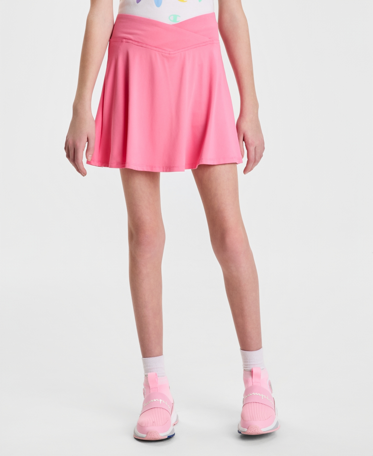Click here for Champion Girls 7-16 Crossover Mix Skort - PRETTY P... prices