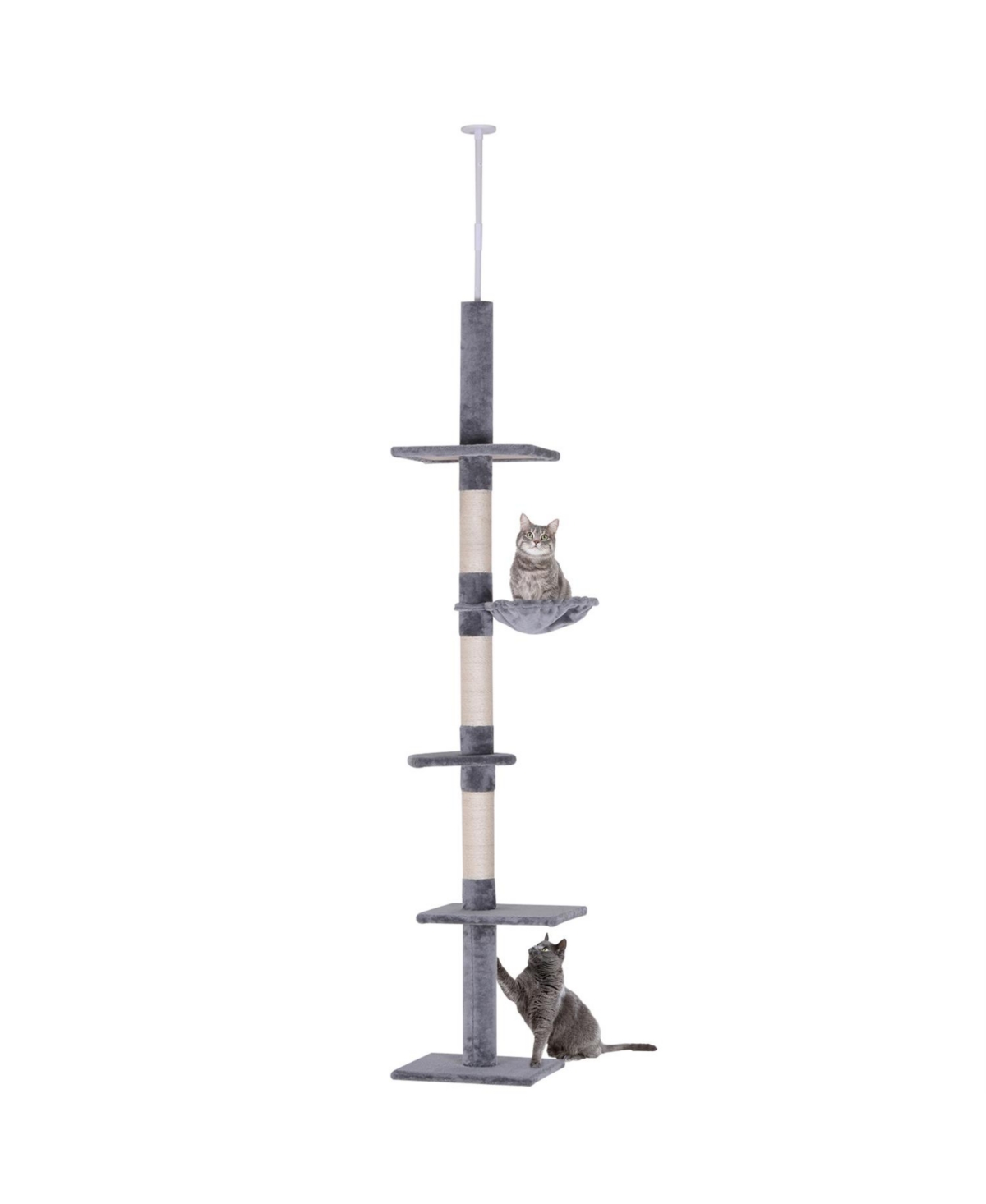 Click here for Aostirmotor 9 Adjustable Height Floor Cat Tree prices