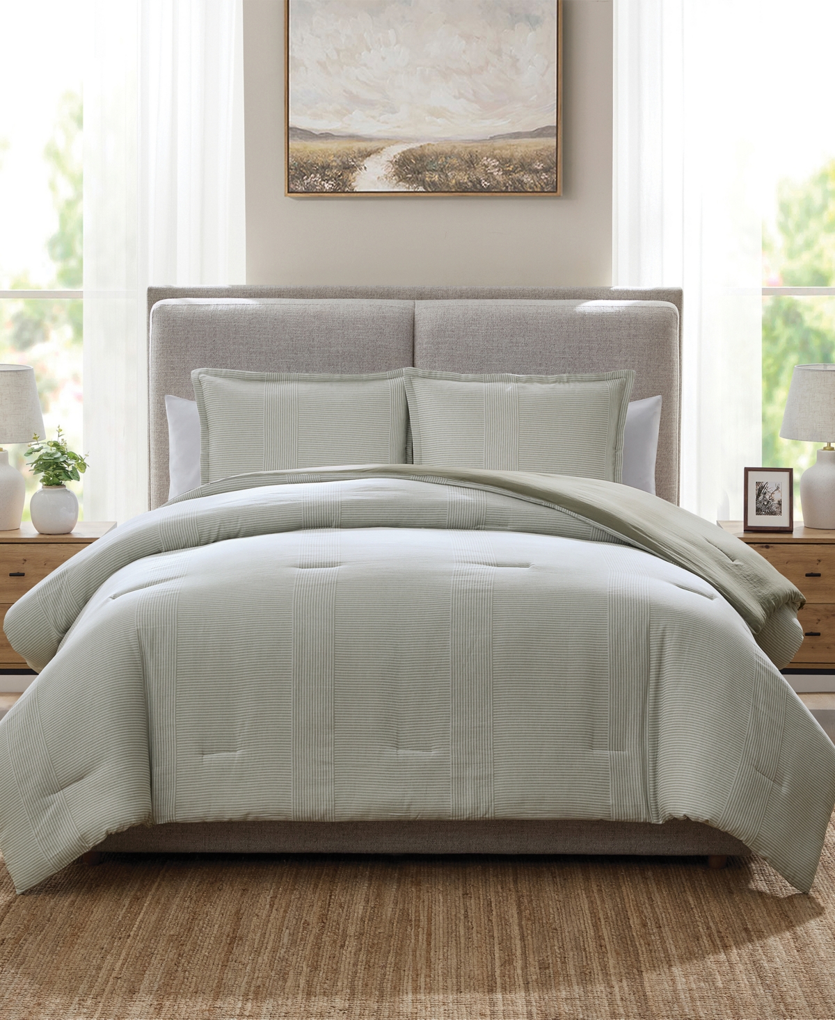 Click here for Becki Owens Ryan Stripe 3-Pc. Comforter Set  Full/... prices