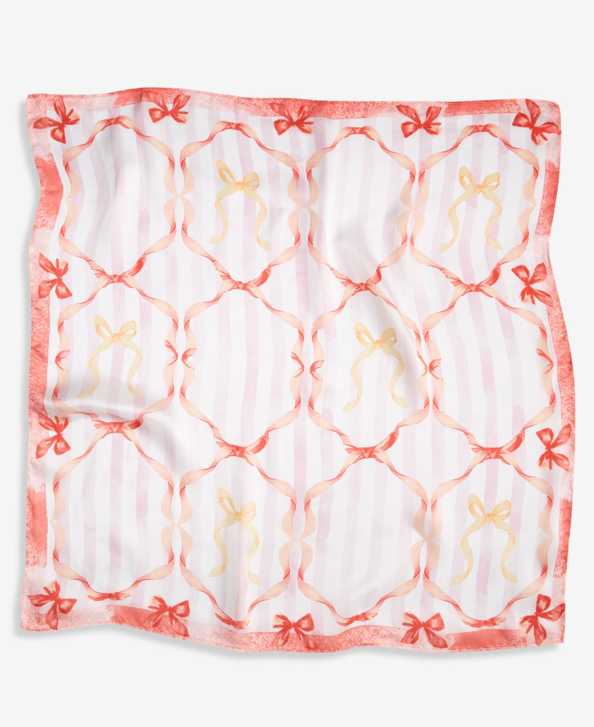 Click here for On 34th Ribbon Bow Print Square Scarf  Macys Exclu... prices