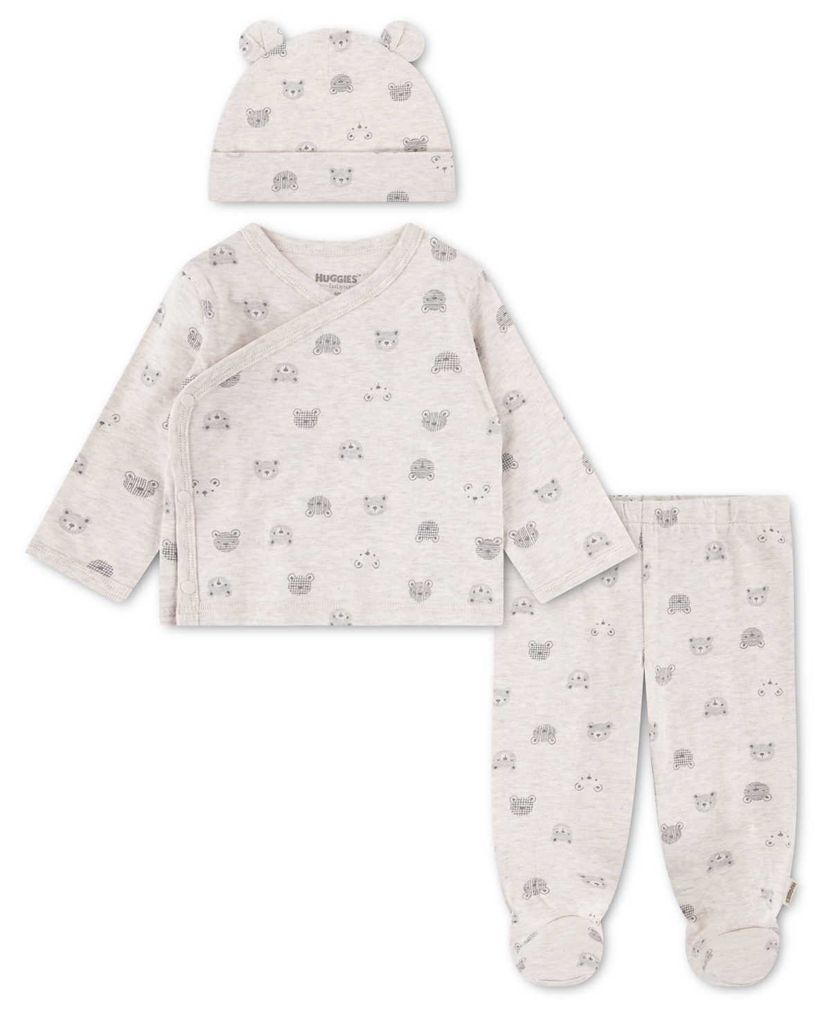 Click here for Huggies Baby Boys Printed Top  Footed Pants and Ha... prices