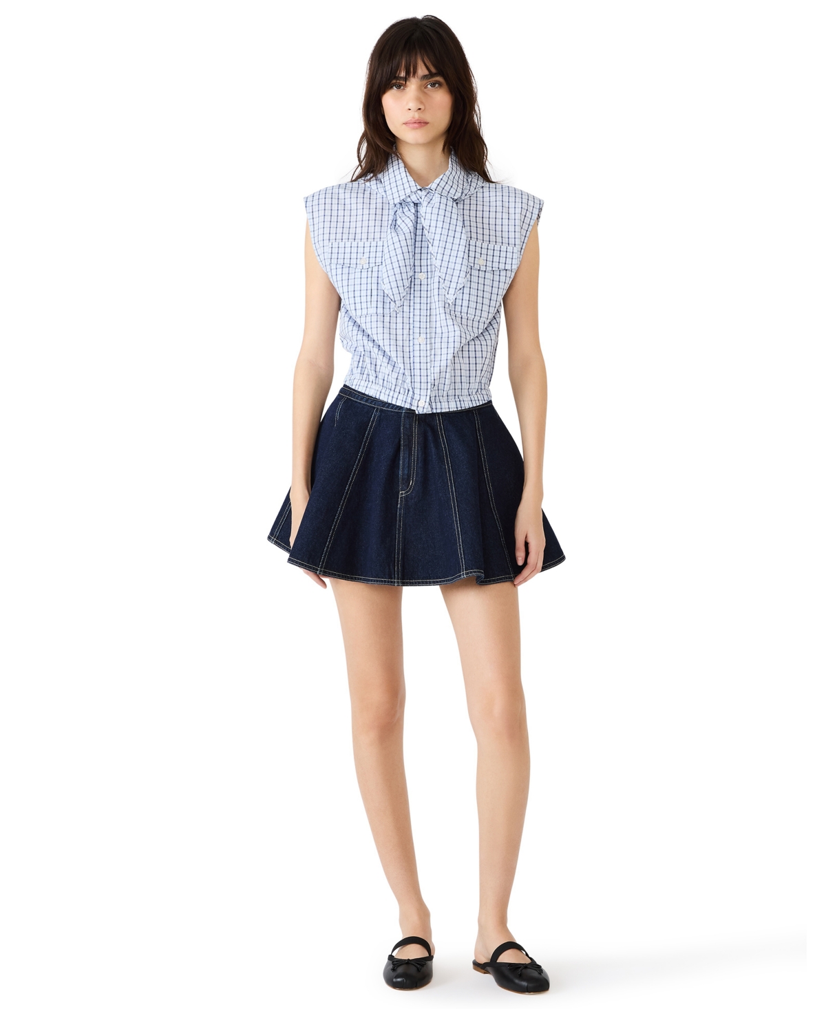 Click here for Steve Madden Womens Lilliany A-Line Skirt - Dover... prices