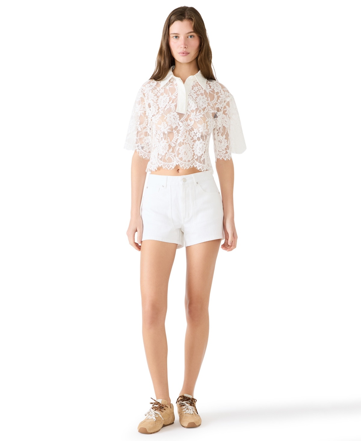 Click here for Steve Madden Womens Sienne High Waist Shorts - Ant... prices