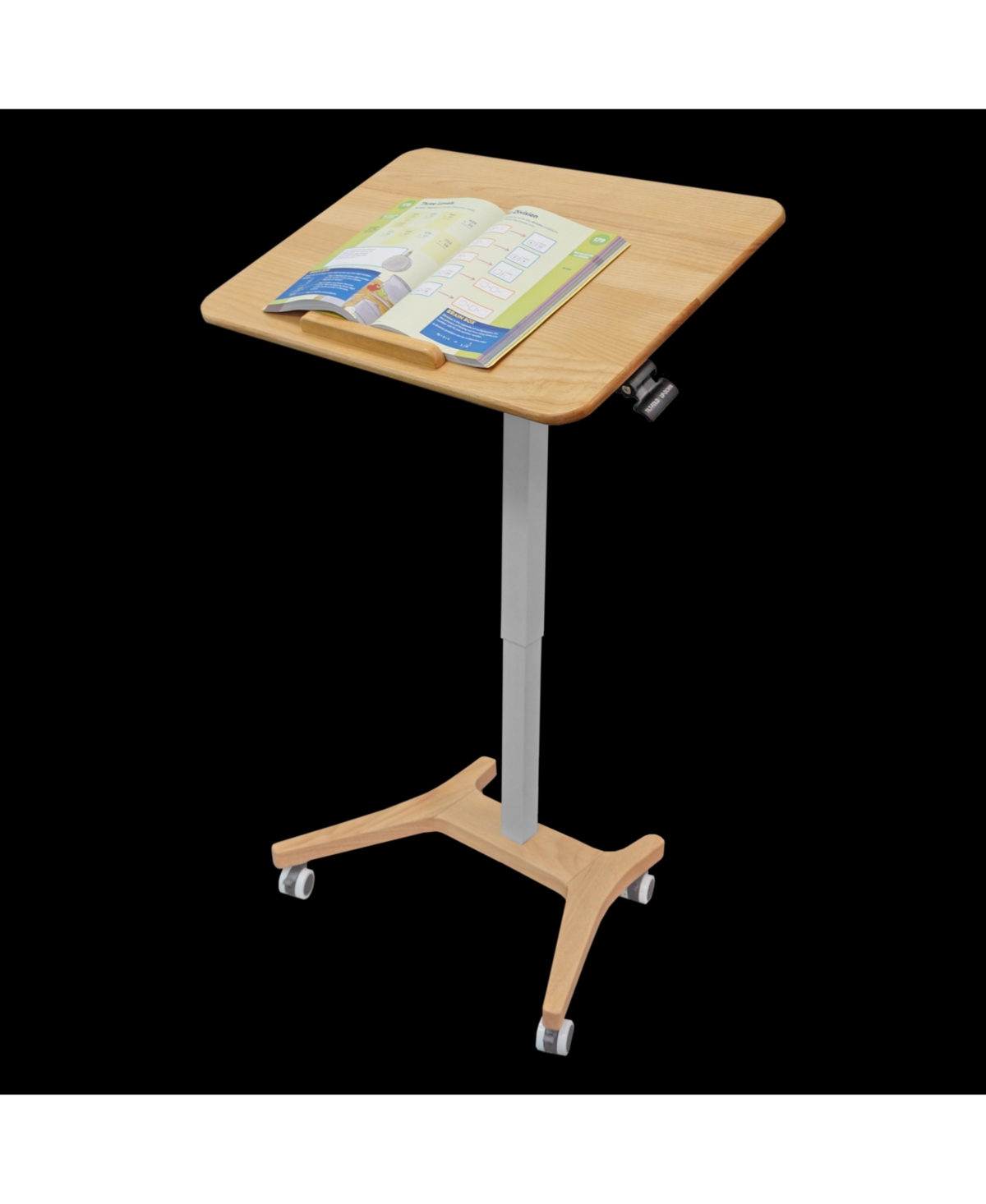 Click here for Victor High Rise Solid Wood Mobile Standing Desk prices