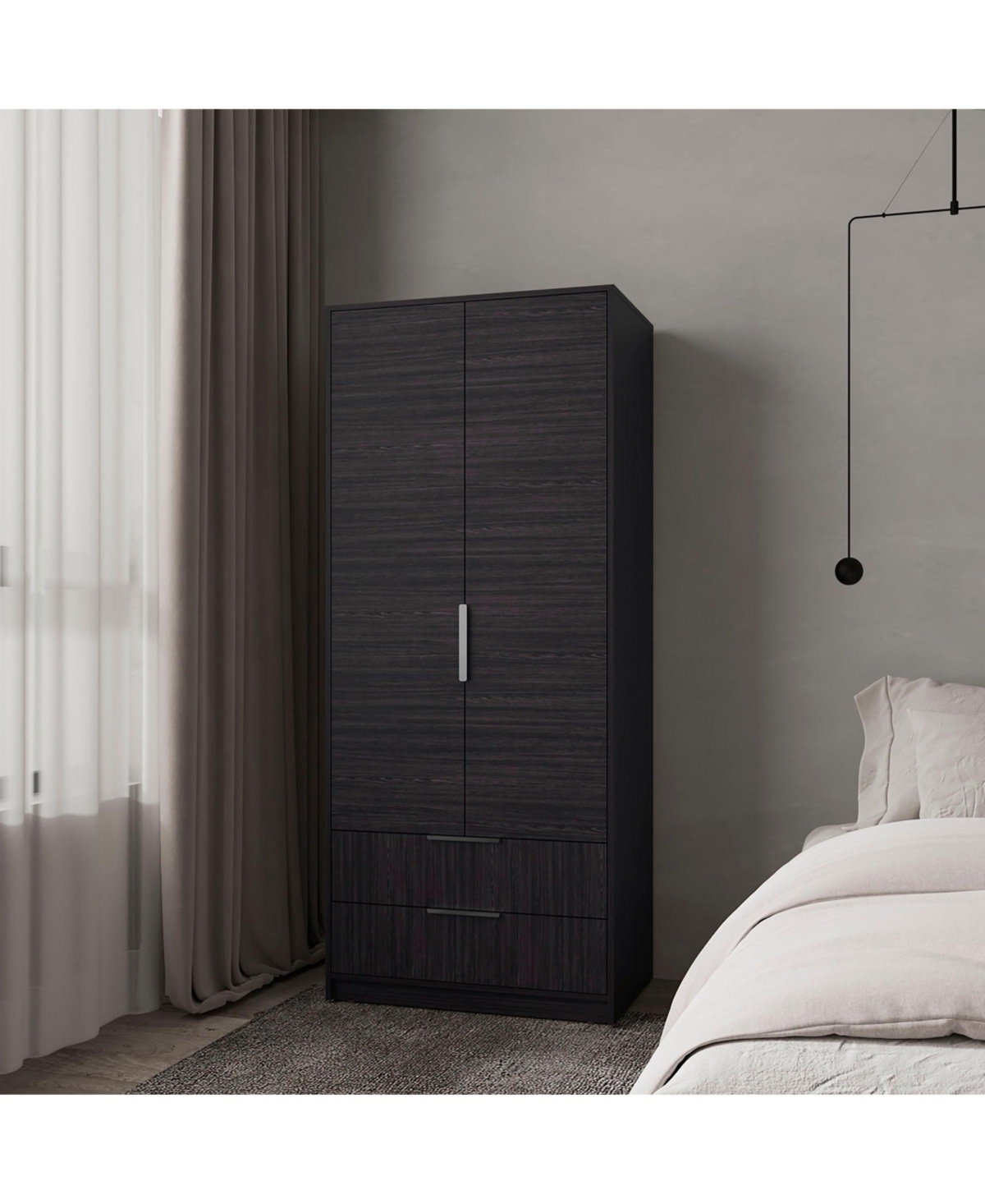 Click here for Fm Furniture Forest 2 Door Wardrobe with Hanging R... prices