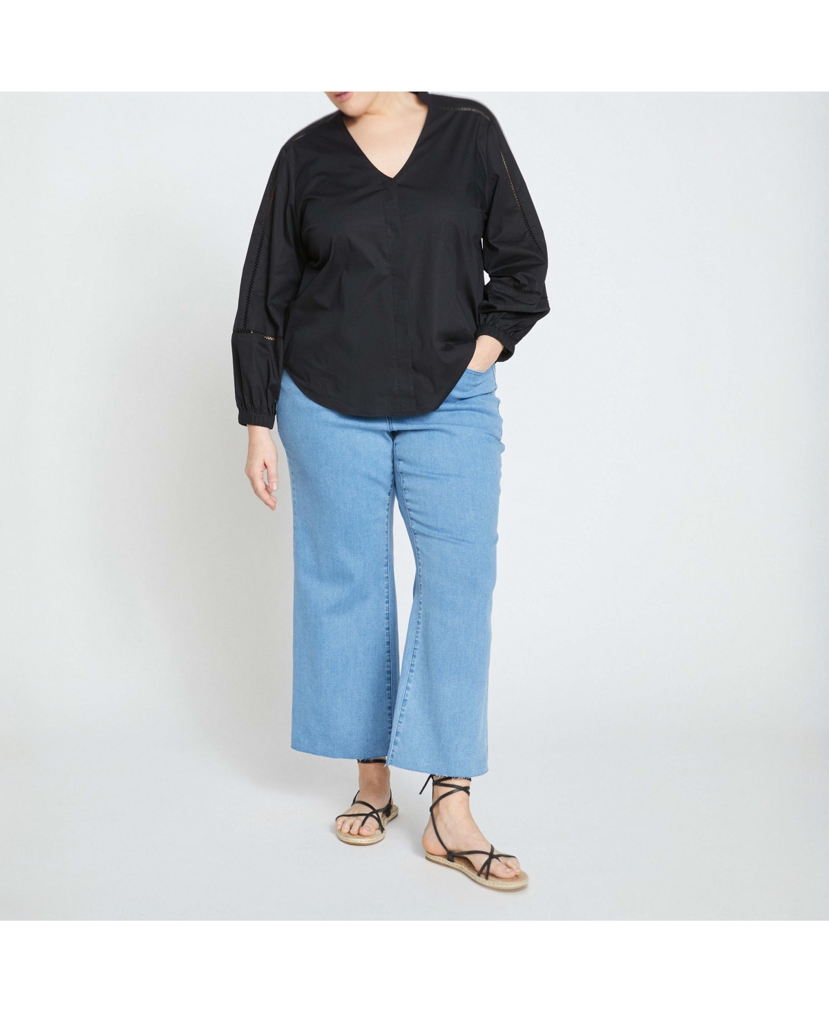 Click here for Universal Standard Plus Size Saint-Honore Poplin B... prices