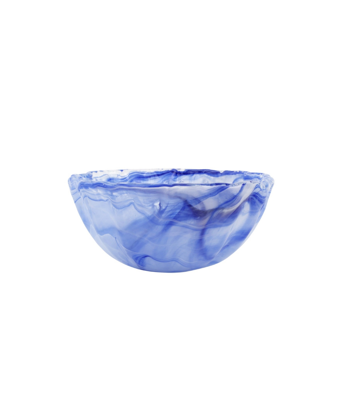 Click here for Vietri Onda 20 oz. Glass Cobalt Small Bowl - Blue prices