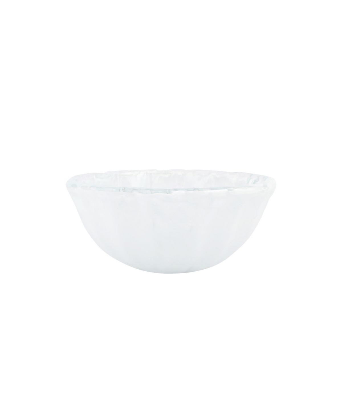 Click here for Vietri Onda 20 oz. Glass Small Bowl - White prices
