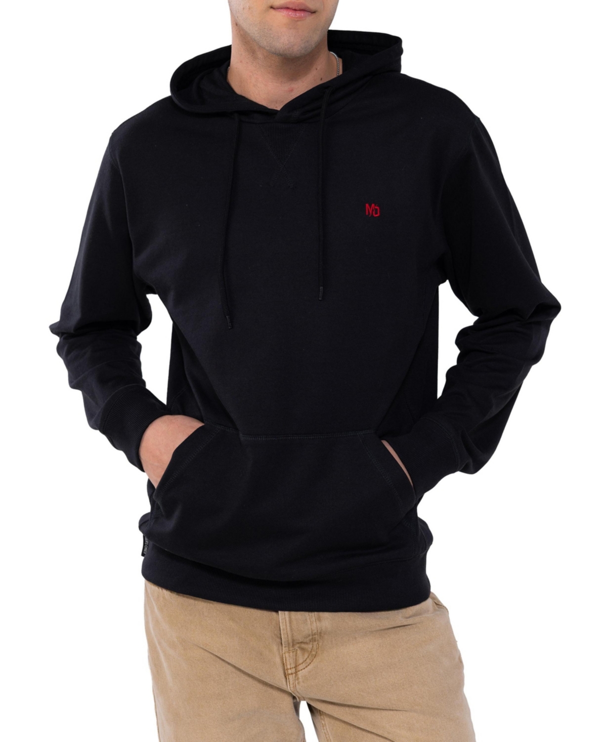 Click here for Members Only Mens Pullover Hooded Sweatshirt - Bla... prices