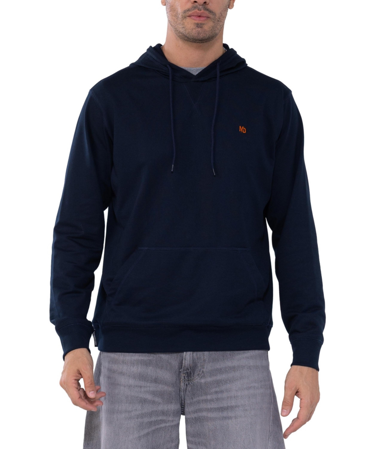 Click here for Members Only Mens Pullover Hooded Sweatshirt - Nav... prices