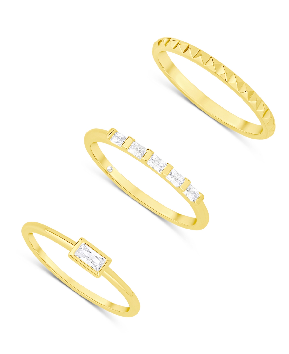 Click here for And Now This Cubic Zirconia Stack Ring - Gold prices