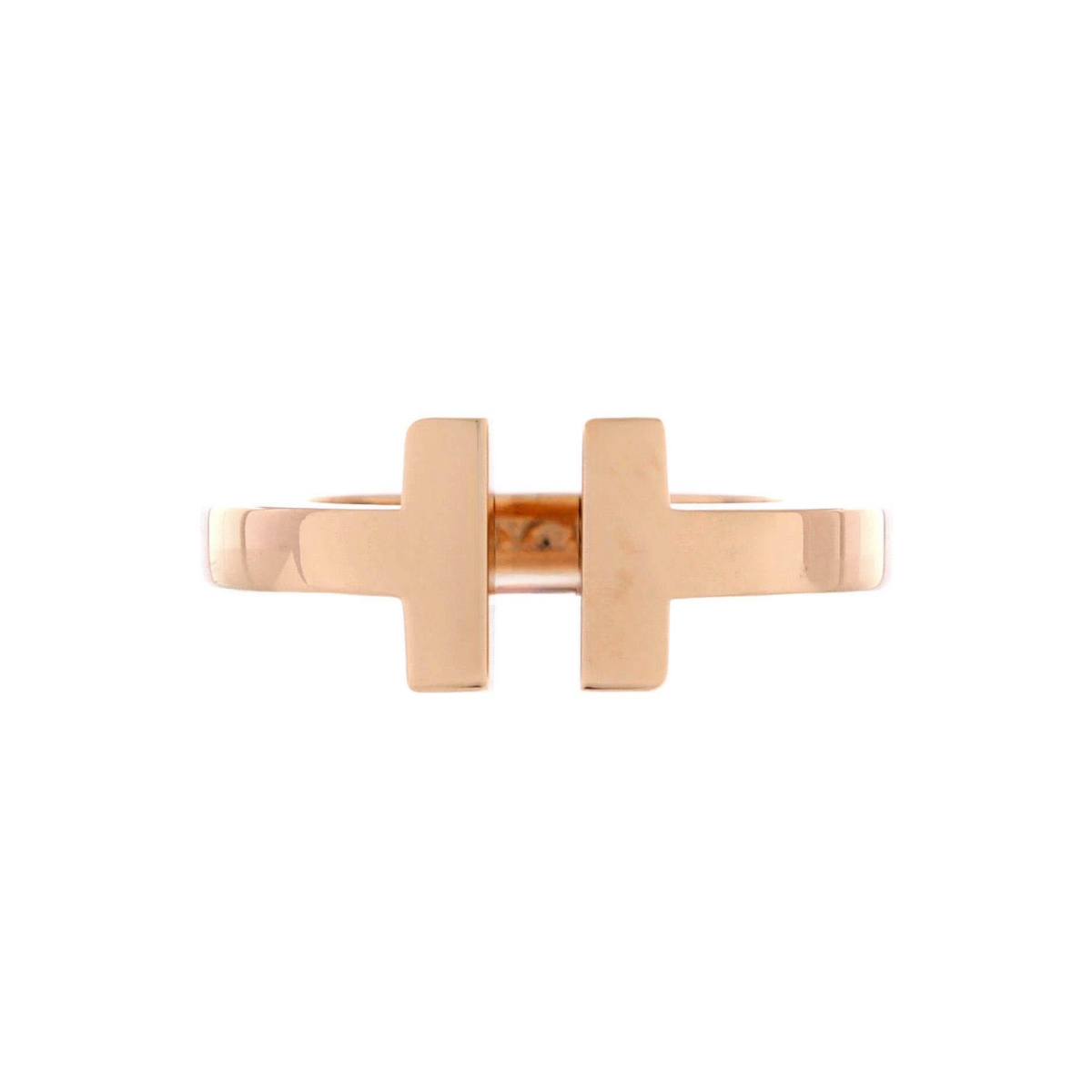 Click here for Pre-Owned Tiffany & Co T Square Ring - 18k rose go... prices