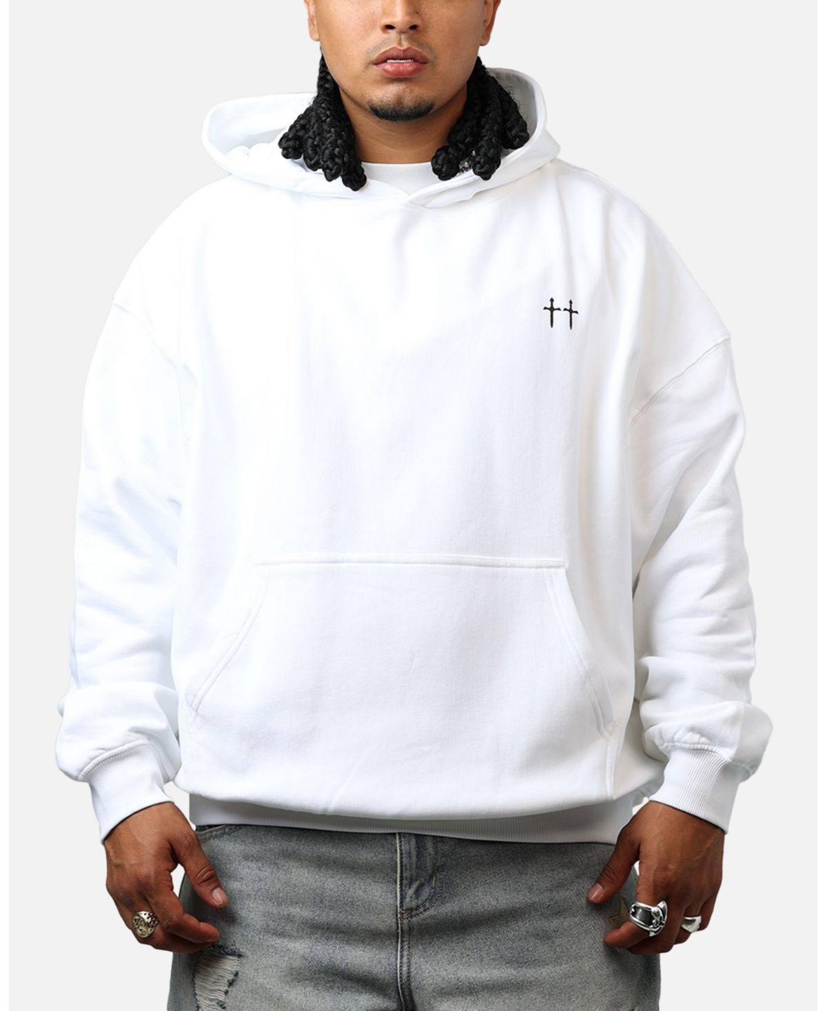 Click here for Saint Morta Mens Maiden Boxy Hoodie prices
