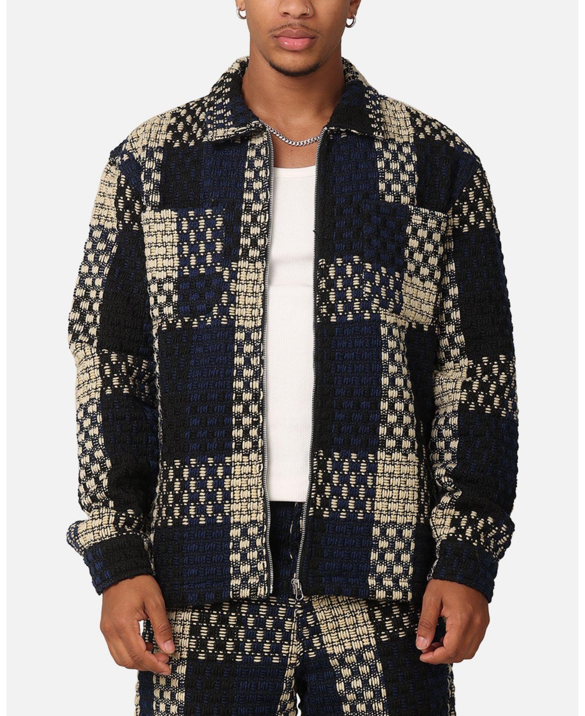 Click here for Xxiii Mens Textured Weave Jacket prices