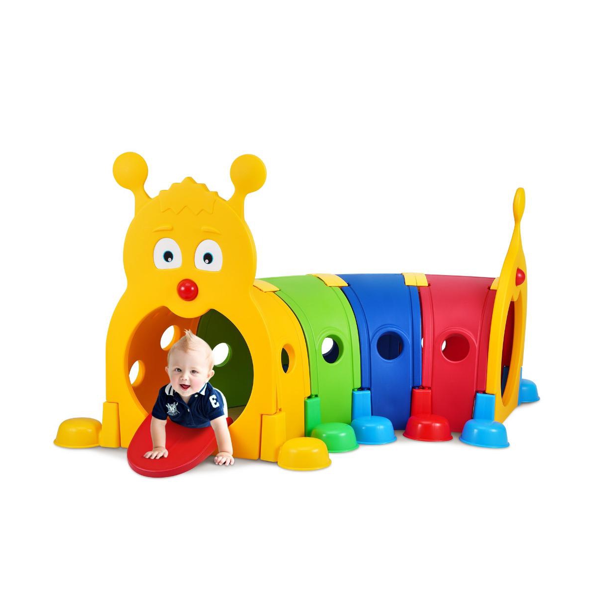 Click here for Slickblue Caterpillar Crawl Tunnel for Kids  Indoo... prices