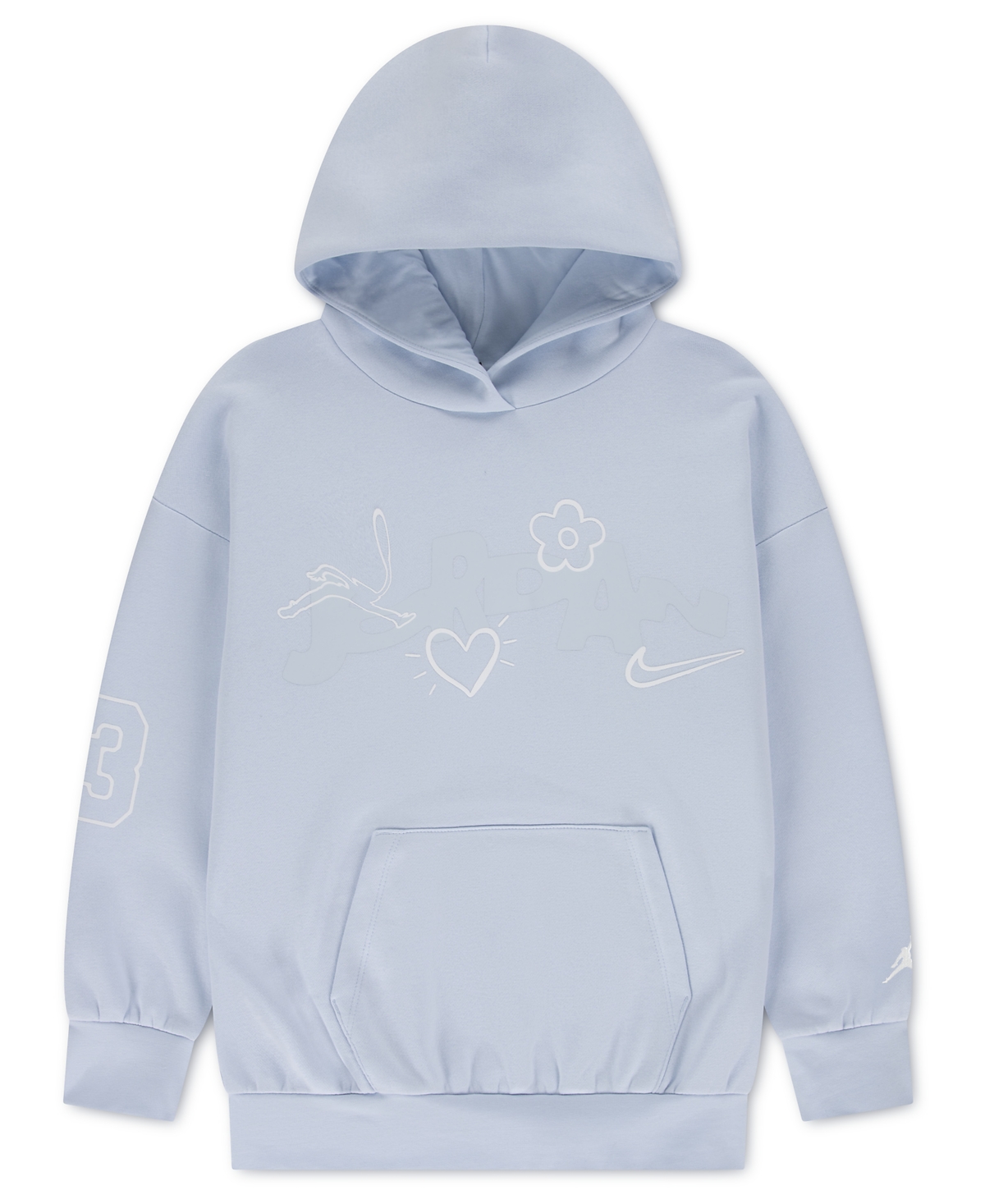 Click here for Jordan Girls 7-16 Love is In The Air Hoodie - Half... prices