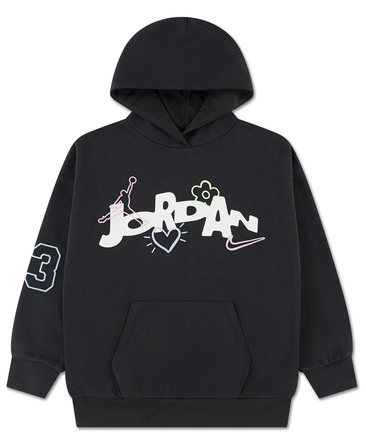 Click here for Jordan Girls 7-16 Love is In The Air Hoodie - Off... prices
