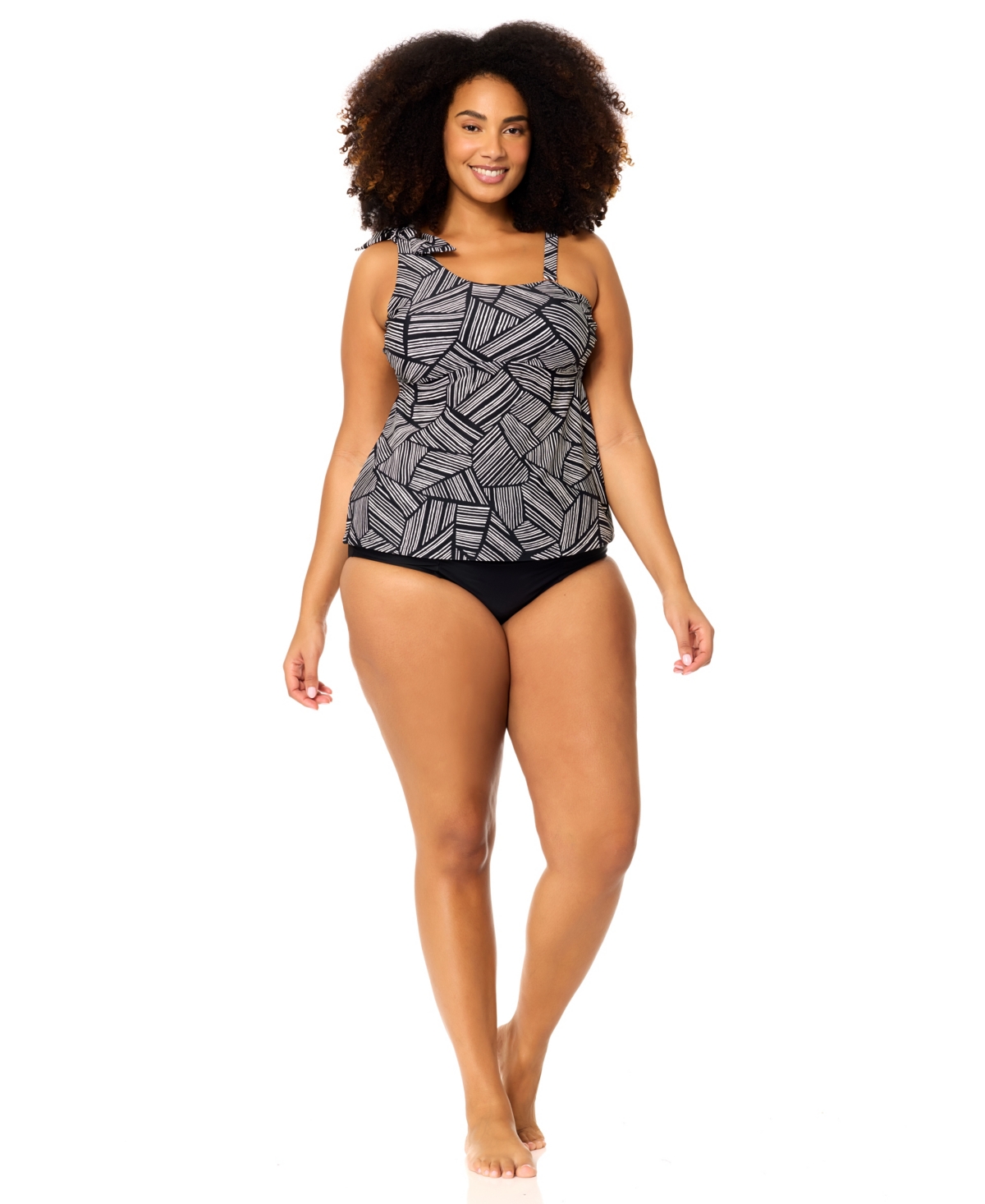 Click here for Raisins Curve Plus Size Marita Trendy Printed Tank... prices
