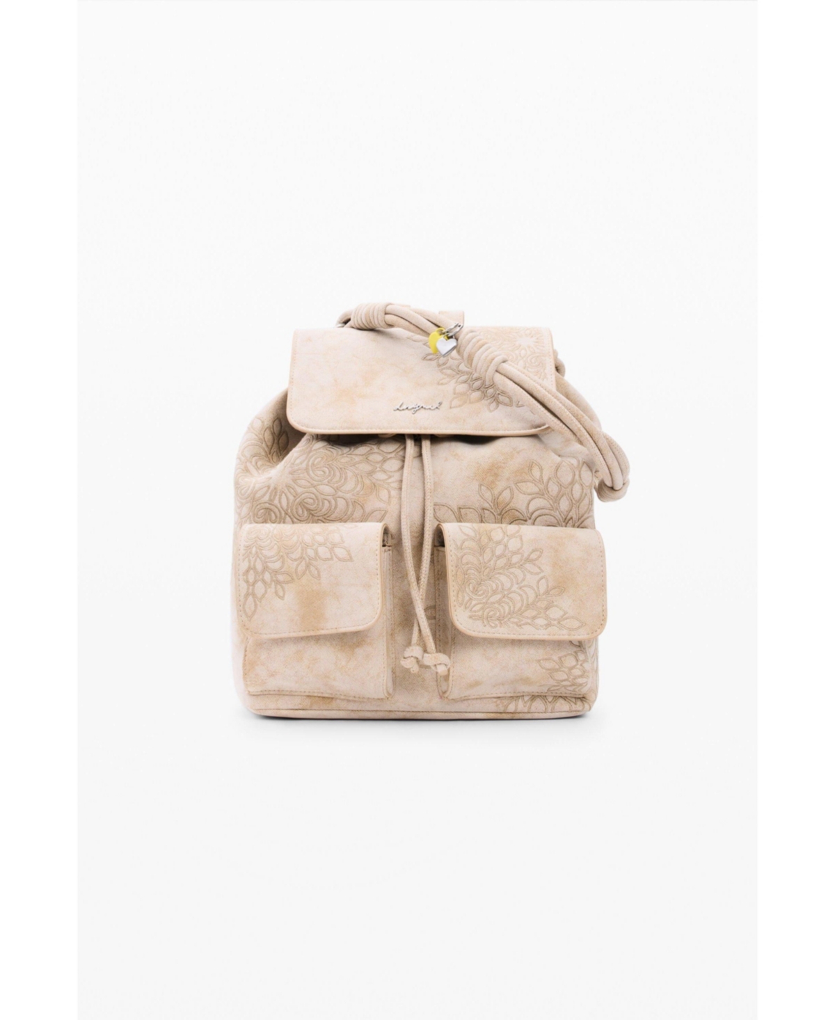 Click here for Desigual Womens Small embroidered backpack - Off w... prices