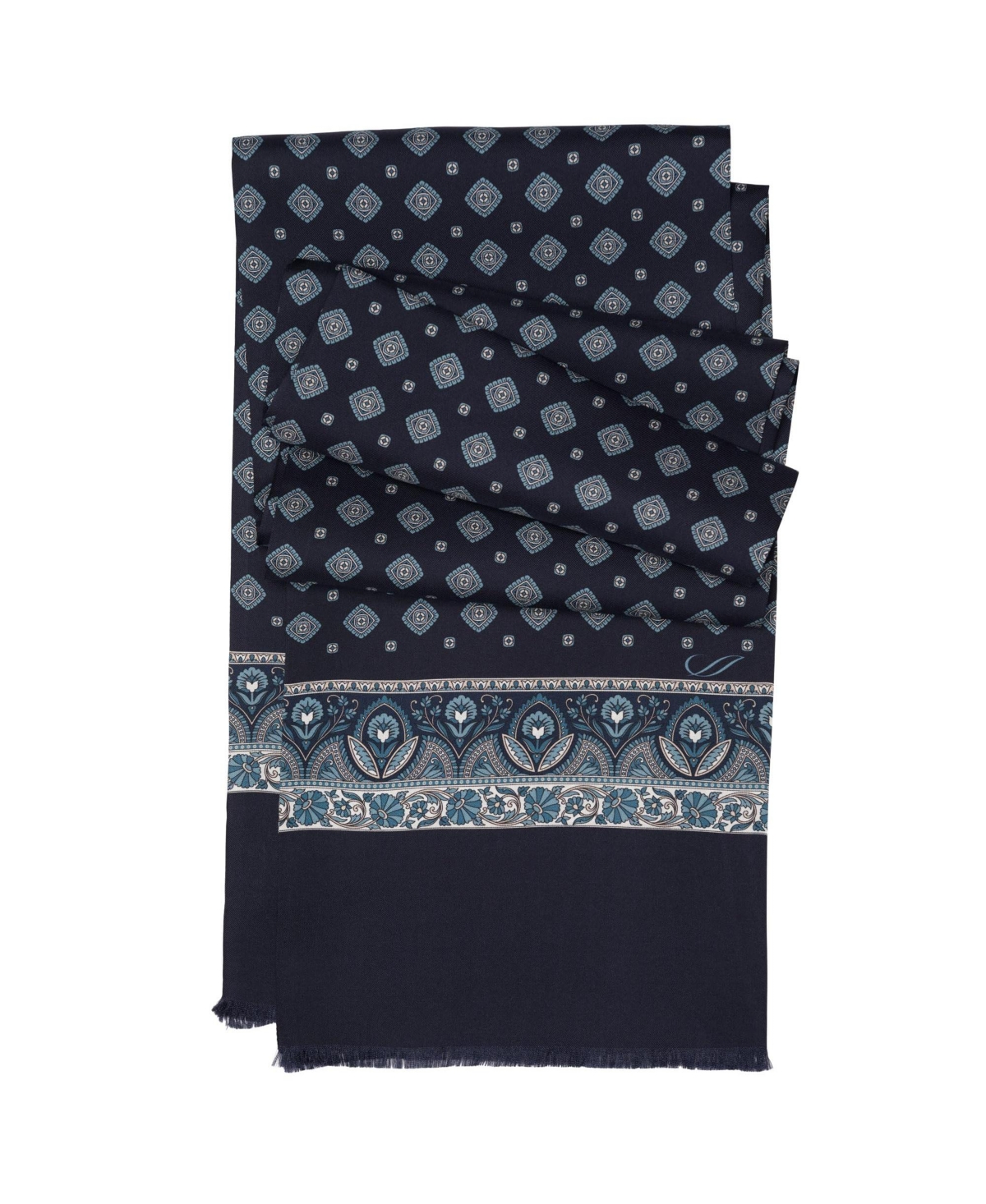 Click here for Elizabetta Mens Ancona - Silk Scarf for Men - Navy prices