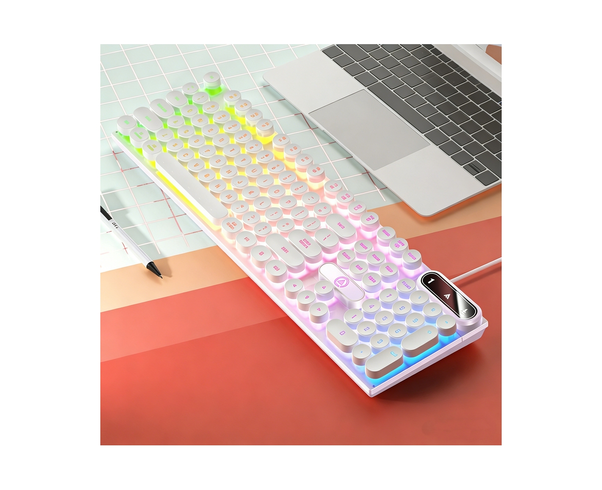 Click here for Risokeys Gaming Mechanical Backlit Wired Keyboard... prices