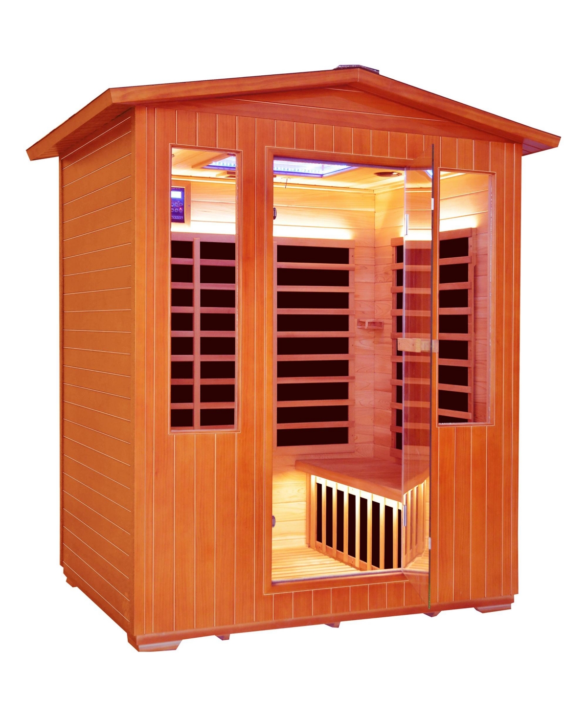 Click here for Mondawe 2-Person Infrared Sauna Room with 11 Heate... prices
