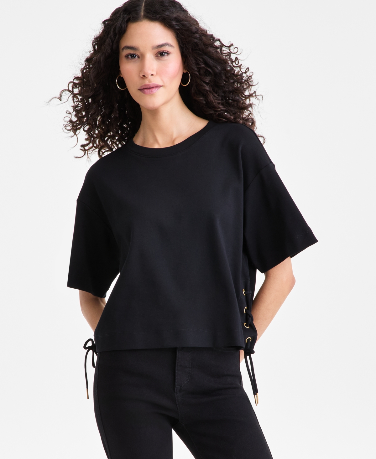 Click here for I.n.c. International Concepts Womens Cotton Lace-U... prices