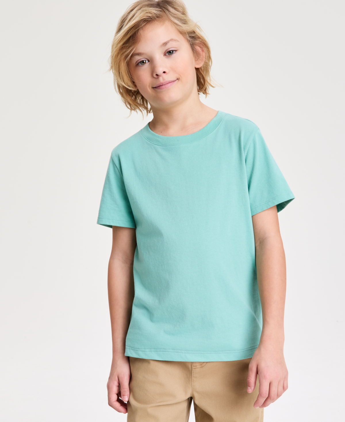 Click here for Epic Threads Little & Big Boys Solid T-Shirt  Crea... prices