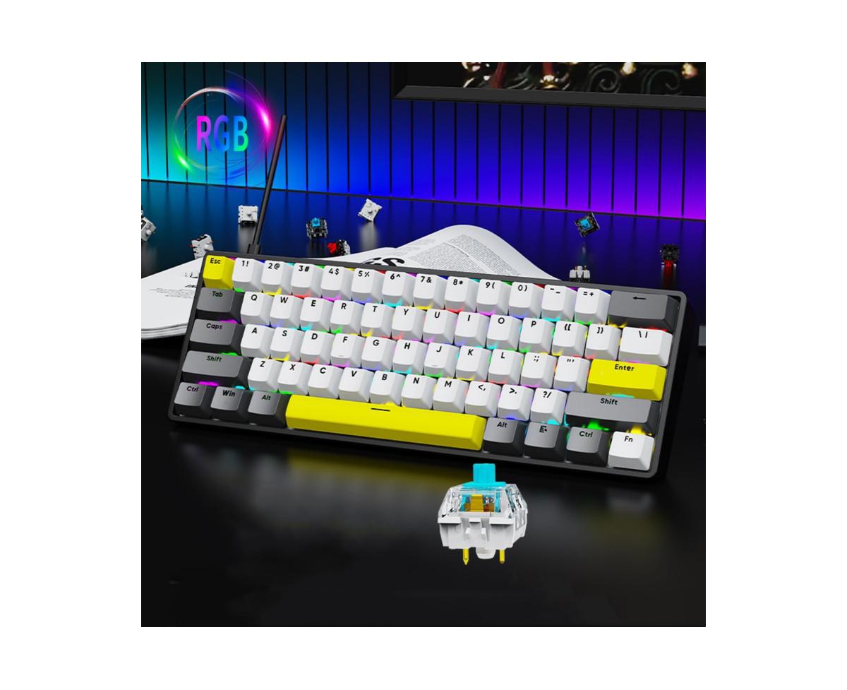 Click here for Risokeys 61-Key Rgb Wired Hot-Swappable Mechanical... prices