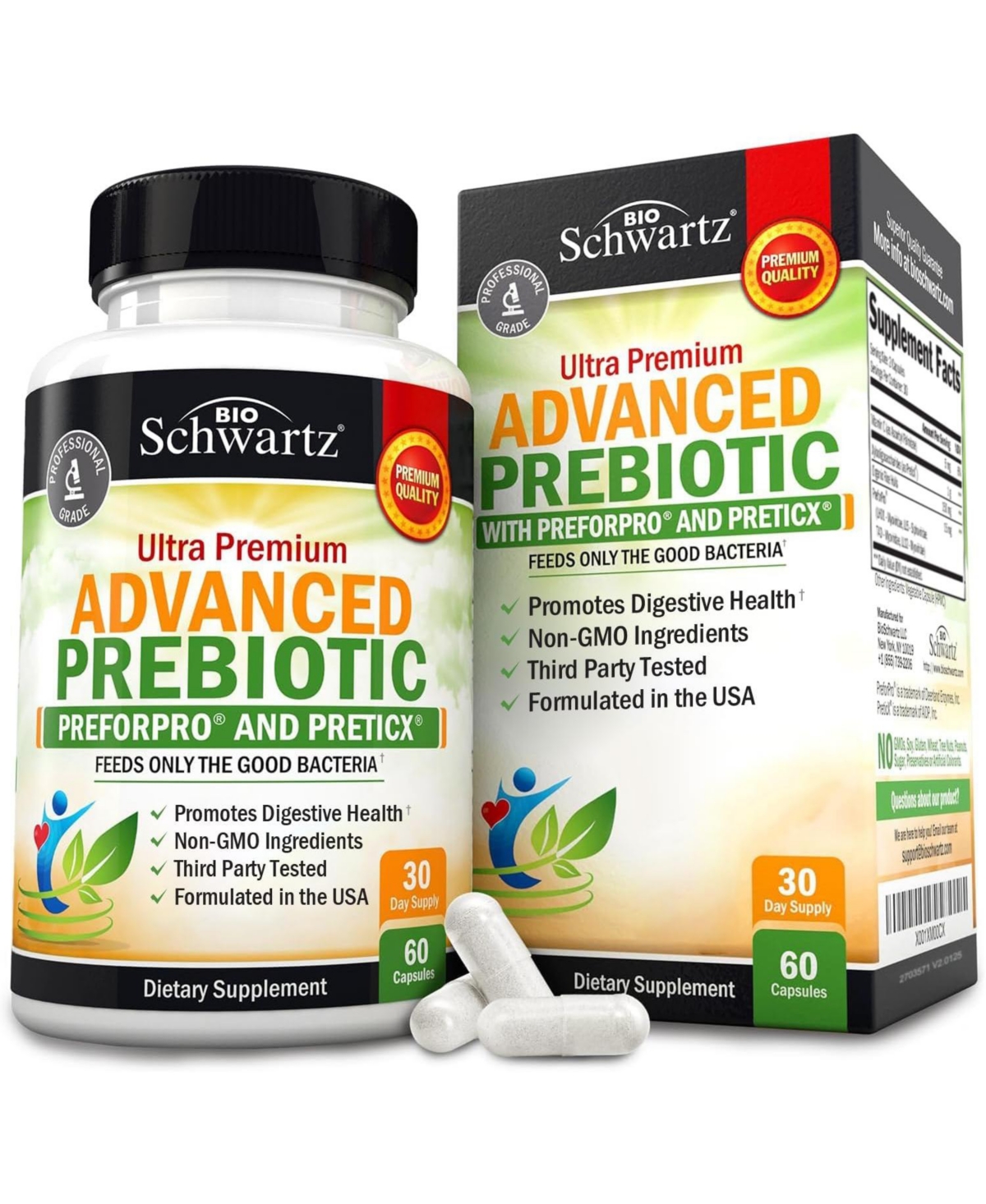 Click here for BioSchwartz Advanced Prebiotic 60 Capsules prices