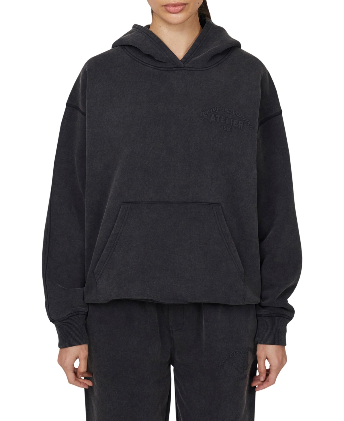 Click here for Good For Nothing Womens Float Washed Relaxed Pullo... prices