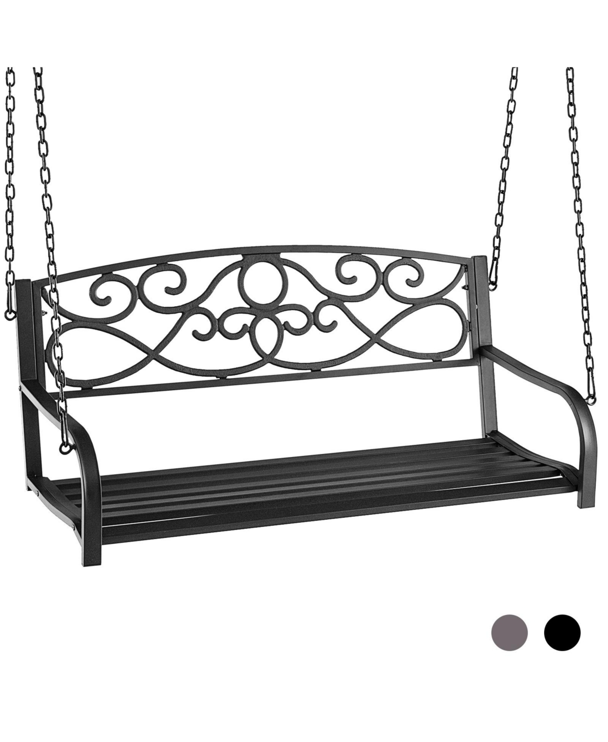 Click here for Inolait Outdoor 2-Person Metal Porch Swing Chair w... prices