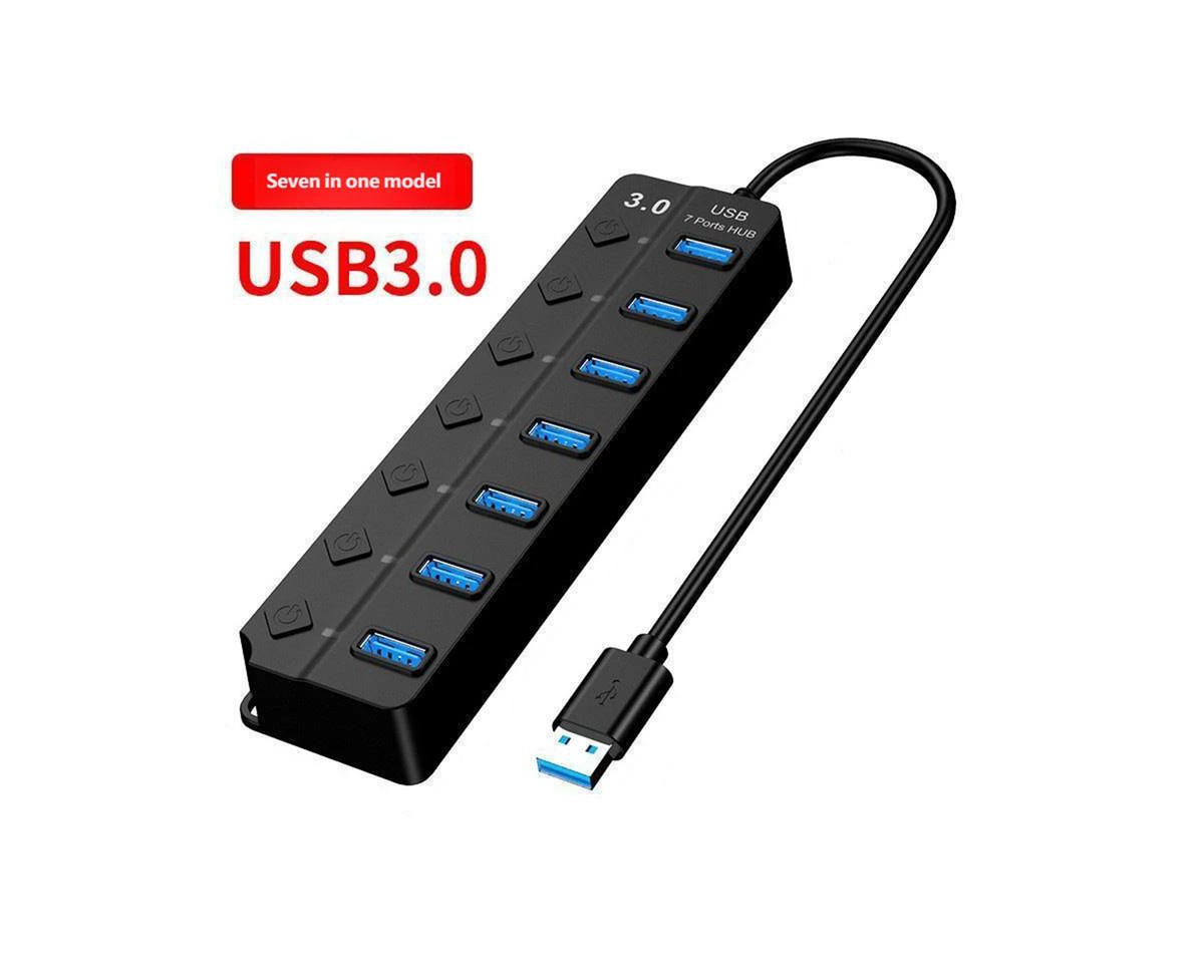 Click here for Risokeys Usb 3.0 Hub with 7 Ports - Notebook Exter... prices