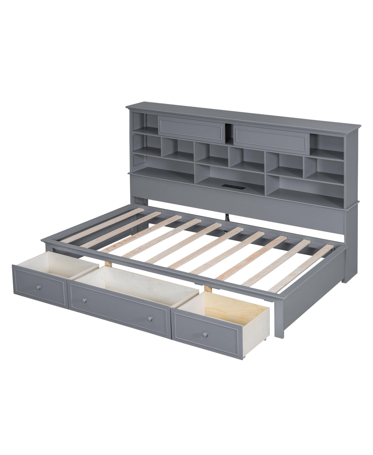 Click here for Boyel Living Twin Size Wood Daybed with Multi-Stor... prices