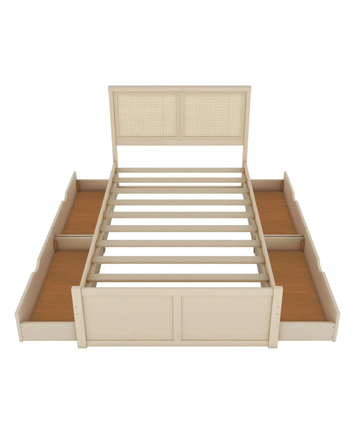 Click here for Boyel Living Full Size Wood Storage Platform Bed w... prices