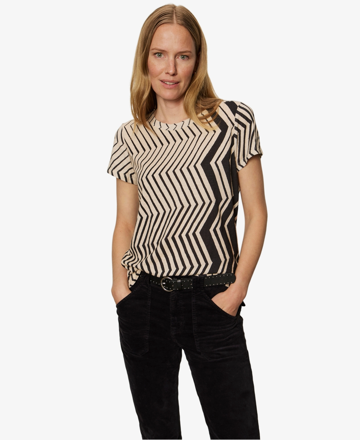 Click here for Sanctuary Womens Perfect Pull On T-Shirt - Frost prices