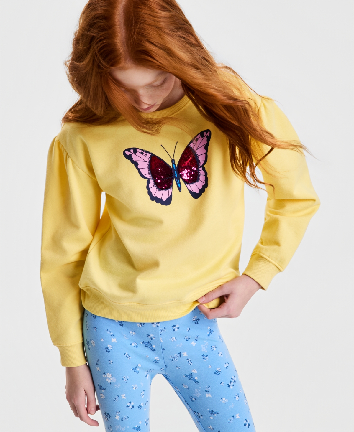 Click here for Epic Threads Girls Xs-xl Butterfly-Graphic Crewnec... prices