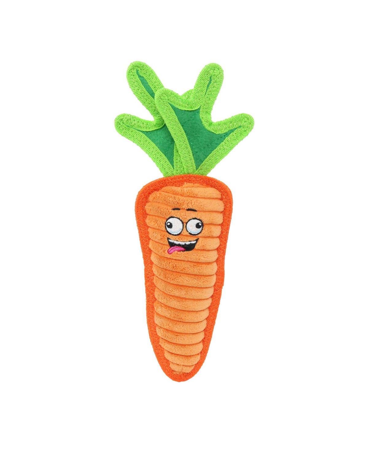 Click here for Tuffy Funny Food Carrot  Durable Plush Squeaky Dog... prices